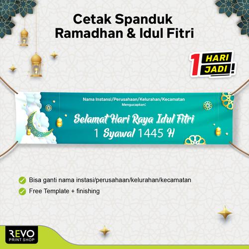 Jual Spanduk Idul Fitri / Cetak Banner Spanduk Lebaran / Spanduk ...