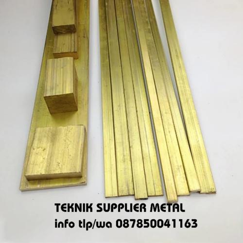 Jual plat strip kuningan 5 mm x 50 mm x 3000 mm - plat kuningan ...