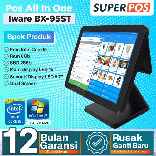 Promo Pc All In One Mesin Kasir Touchscreen Dual Display Iware BX9ST - Jakarta Pusat - Super Pos ...