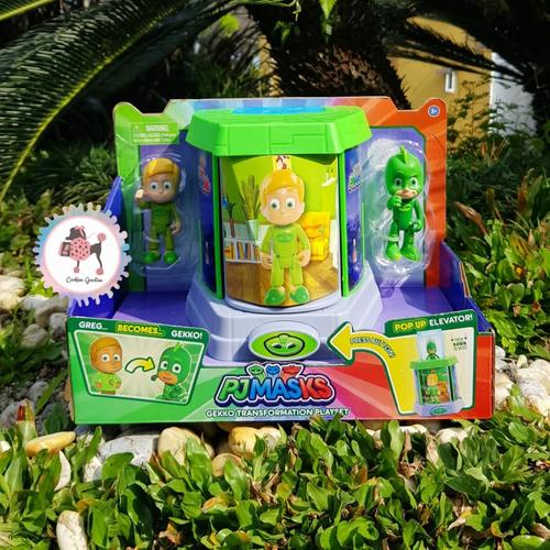 Jual PJ Masks Transforming Playset with Pop Up Elevator - Gekko - Kota ...