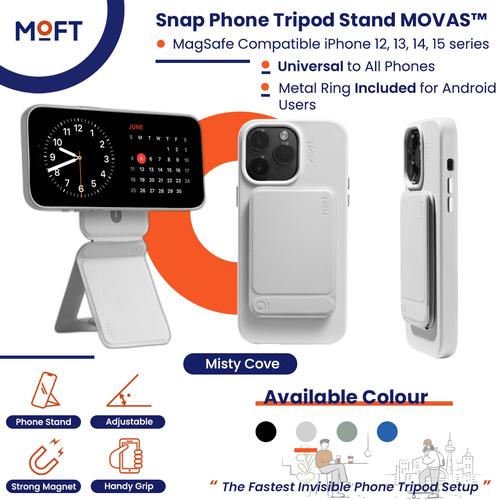 Promo MOFT Snap Phone Tripod Stand MOVAS - MagSafe Compatible - Misty Cove Cicil 0% 3x - Jakarta ...