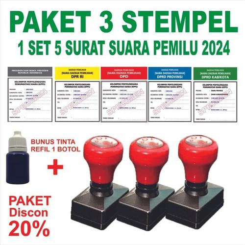 Jual stempel custom pemilu, kpps TPS pps ppk , dan desain custom suka.suka - tinta Refill - Kota ...
