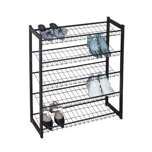 Jual Rak Sepatu Minimalis 5 Tingkat Shoe Rack Bahan Besi uk 80cm WMO ...