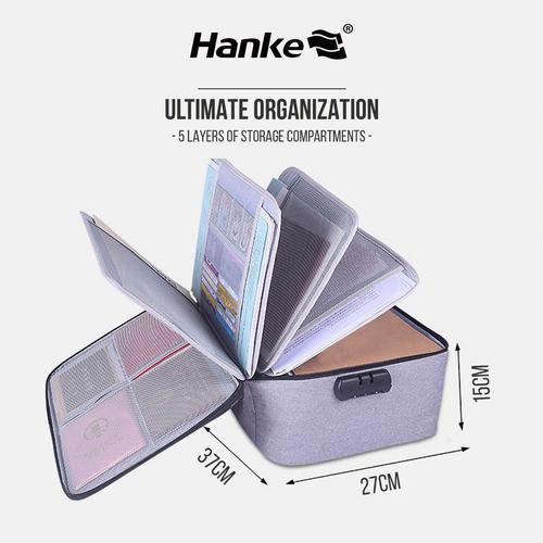 Promo Hanke Tas Dokumen Travel Bag Dokumen Modern TK007 - BLUE - Kab ...