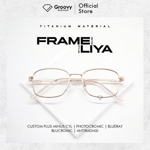 Jual Kacamata Frame kotak cewek cowok Plus/Minus Anti radiasi Uv ...