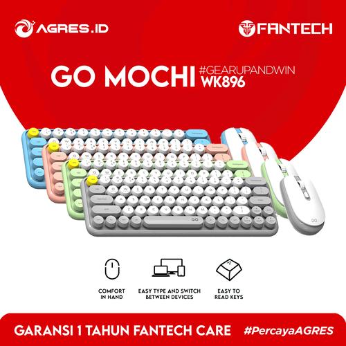 Jual Fantech WK896 GO MOCHI 65 | Keyboard Mouse Wireless Combo - Blue ...