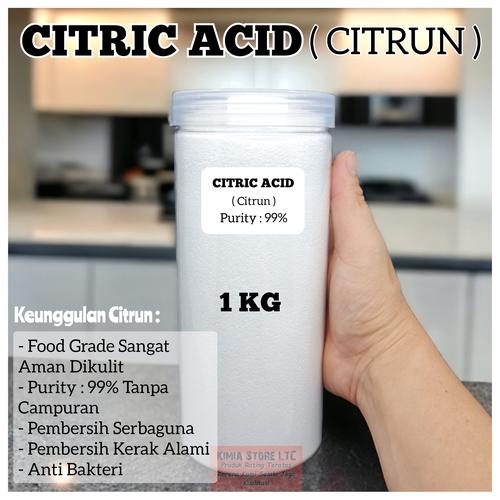 Jual CITRIC ACID MONOHYDRATE 1KG / CITRUN ( ASAM SITRUN ) / ASAM SITRAT ...