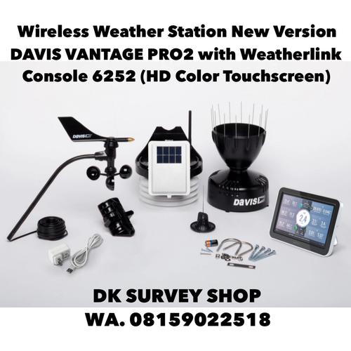 Jual WIRELESS WEATHER STATION / AWS DAVIS VANTAGE PRO2 6252 LAYAR ...