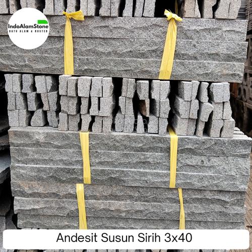 Jual batu alam andesit susun sirih 3x40 cm - Kab. Tangerang ...