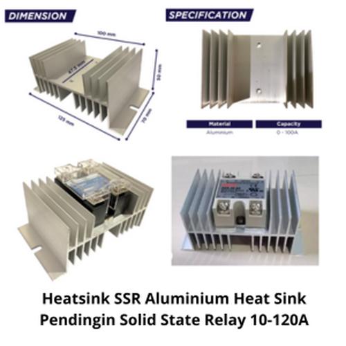 Jual Heatsink SSR Aluminium Heat Sink Pendingin Solid State Relay 10 ...