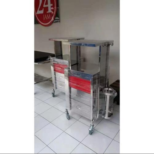 Jual Trolley Emergency ( Stainless ) Trolley Darurat Medis Rumah Sakit ...