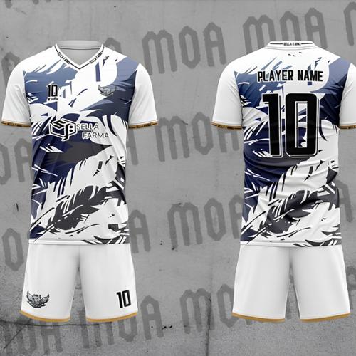 Jual JERSEY PRINT BOLA HITAM PUTIH/FUTSAL/voly/FREE NAMA No PUNGGUNG ...