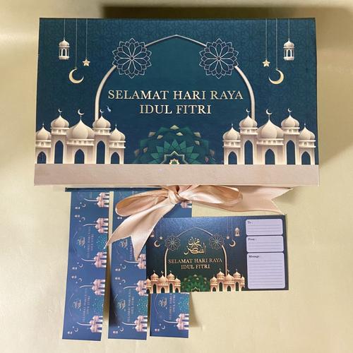Jual Kotak Hampers Lebaran Muat 3 Toples Kue Kering Hard Box Idul Fitri ...