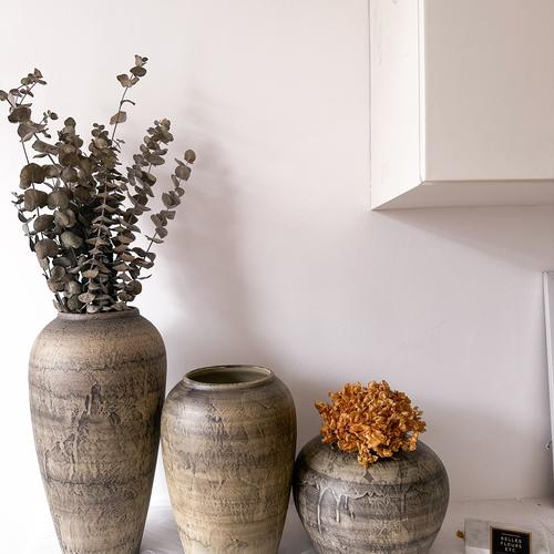 Jual ELYS Rustic Set Vase/ Vas bunga besar meja lantai keramik - Medium ...