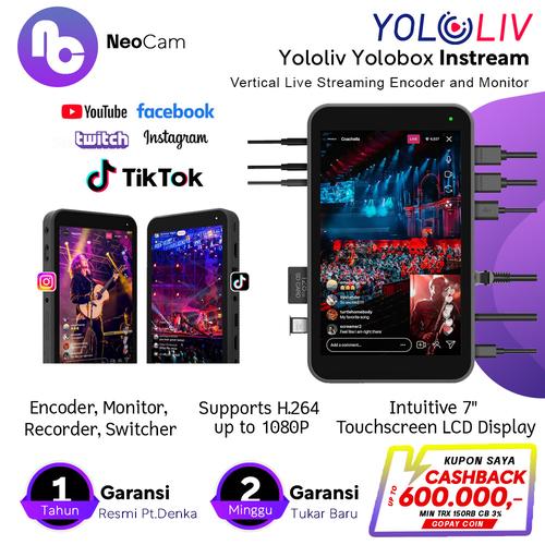 Promo YoloBox Instream Portable Vertical Live Stream Studio Device - Jakarta Utara - Neocam.Id ...