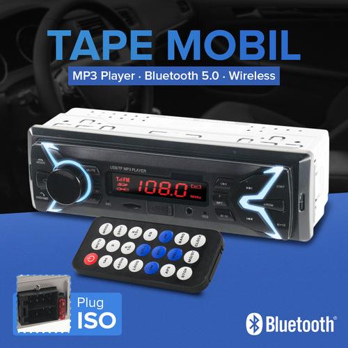 Jual Tape Mobil Audio MP3 Player LCD RGB Bluetooth 5.0 Wireless 60W ...