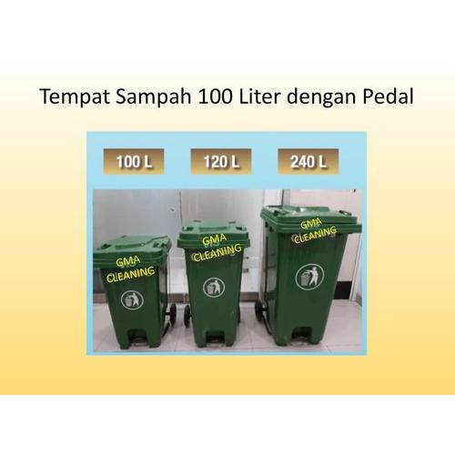 Jual Tempat Sampah KLEEN dengan Pedal 100/120/240 Liter - Hitam, 100 Liter - Jakarta Barat ...