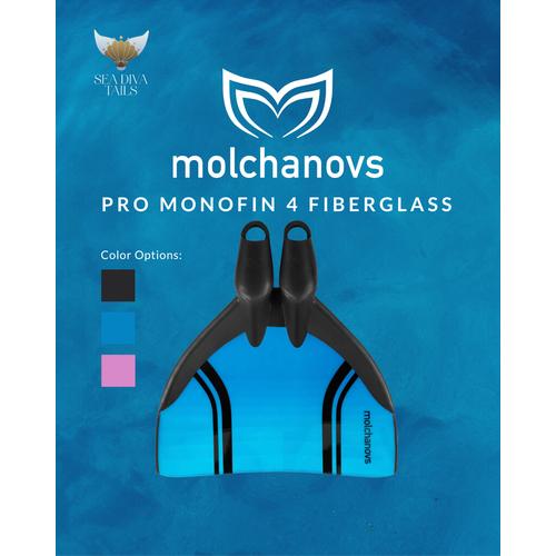 Jual Molchanovs - PRO Monofin 4 Fiberglass - Hitam, Standard Size - Kab ...