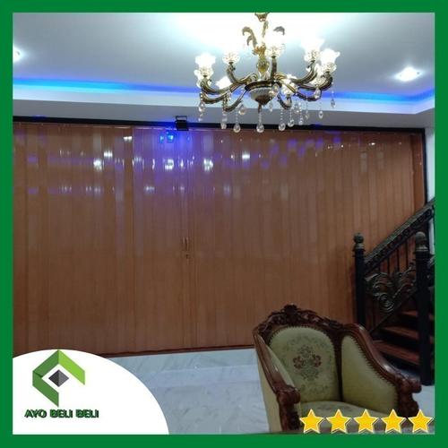 Jual pintu lipat pvc folding door set rel rangka kanan kiri handle ...