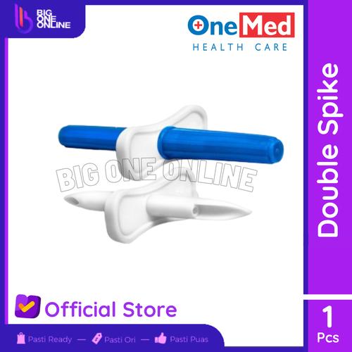 Promo Onemed Double Spike Infusion Alat Tusuk Botol NaCI Penusuk Botol ...
