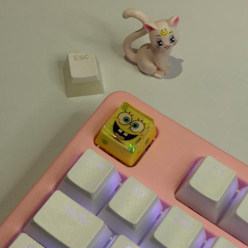 Jual Artisan keycaps | Keycaps SpongeBob | Keycaps Mechanical Keyboard ...