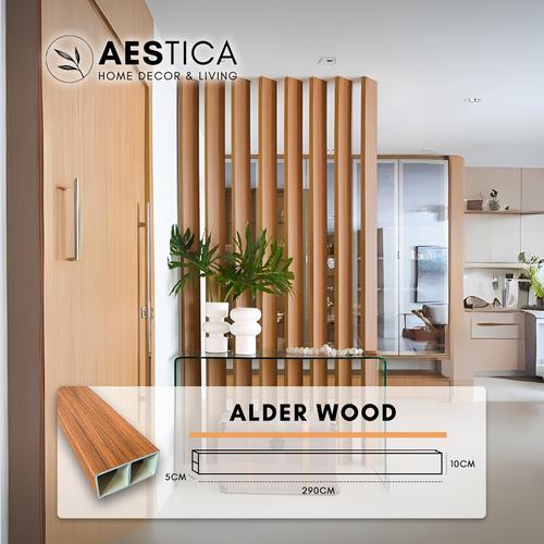 Jual WPC Wood Tiang Kisi-Kisi Partisi / Sekat Ruang Dekor Rumah ...