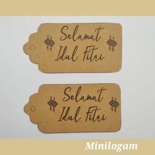 Jual hang tag ucapan idul fitri, rustic card,lebaran - Kota Tangerang ...