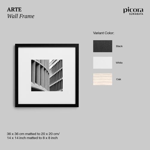 Promo PICORA ARTE Wall Frame Square 36x36cm/20x20cm Pigura Bingkai Foto - White - Kota Surabaya ...