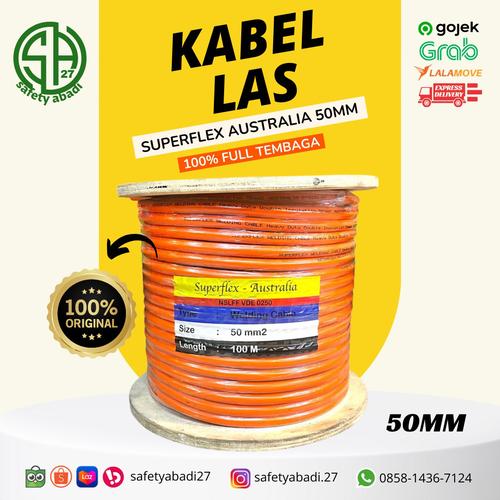 Jual Kabel Las/Welding Kabel 50mm FULL TEMBAGA Original Superflex ...