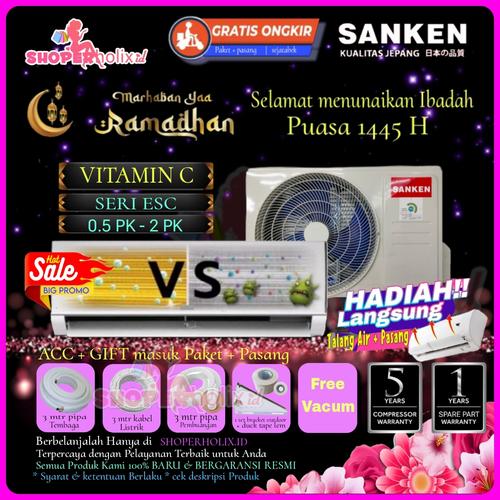 Jual Ac SANKEN 1/2 PK EC-05 +PASANG GARANSI RESMI - unit only - Kota ...