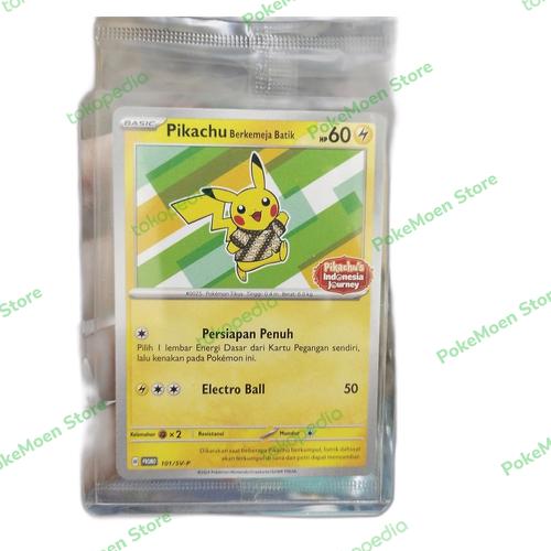 Jual Pikachu Batik Promo - Pokemon TCG Indonesia - Kota Surabaya - PokeMoen Store | Tokopedia