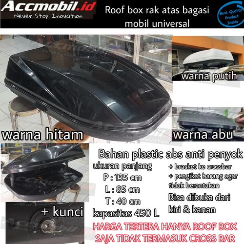 Jual roof box mobil atap mobil roof rack universal - Putih - Kota ...