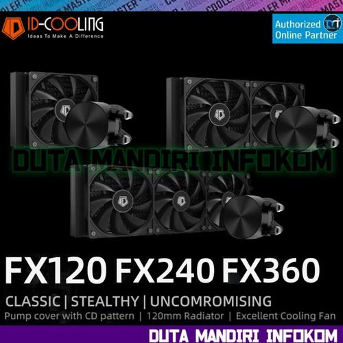 Promo ID Cooling FX120 FX240 FX360 - AIO Liquid CPU Water Cooler ...