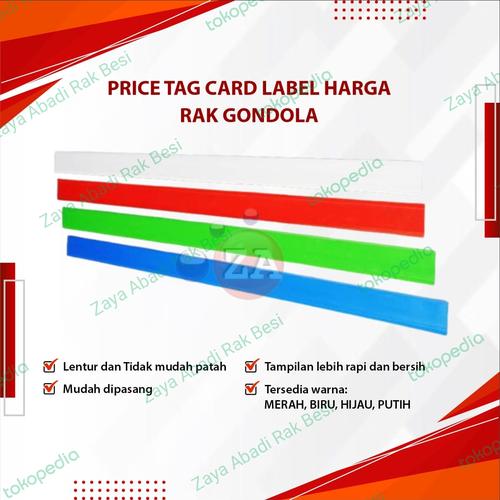 Jual Price Tag Label Harga Rak Gondola Minimarket - Jakarta Timur - Zaya Abadi Rak Besi | Tokopedia