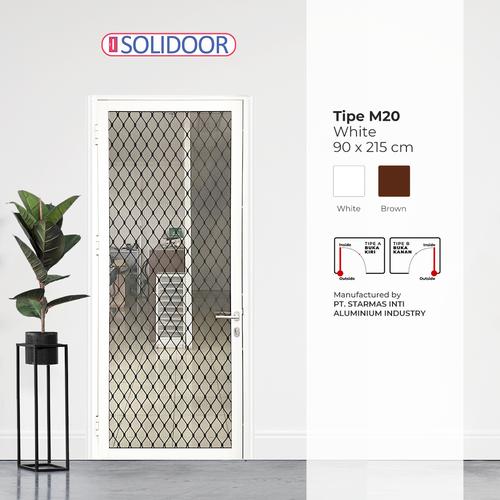Jual Pintu Aluminium SOLIDOOR INSECT SCREEN M-20 - Brown TYPE-A - Kab. Tangerang - Solidoor ...