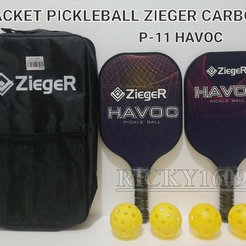 Jual RAKET PICKLEBALL ZIEGER CARBON HAVOC - RACKET PICKLEBALL CARBON ...