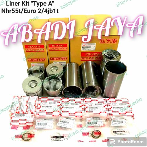 Jual LINER KIT BORING BURING SET ISUZU ELF NHR55 NKR55 TURBO 4JB1T ...