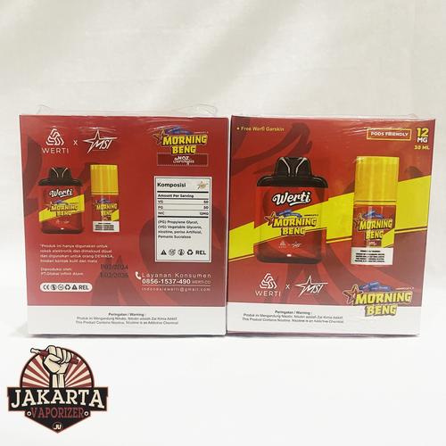 Jual BUNDLING WERTI POD KIT WITH MORNING BENG PODS FRIENDLY 30ML BY MSI ...