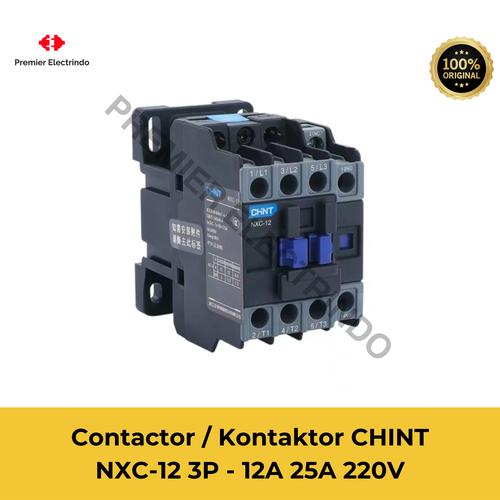 Jual Contactor CHINT NXC-12 3P 12A 25A (24V 36V 48V 110V 220V ...
