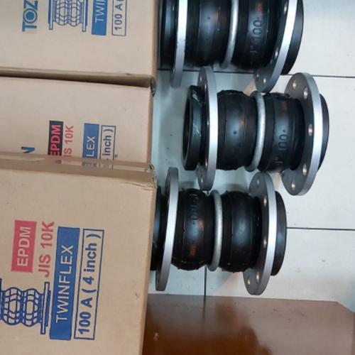Jual FLEXIBLE RUBBER 10" INCH FLANGE STAINLESS SS 304 JIS 10K TWIN FLEX - Jakarta Barat ...