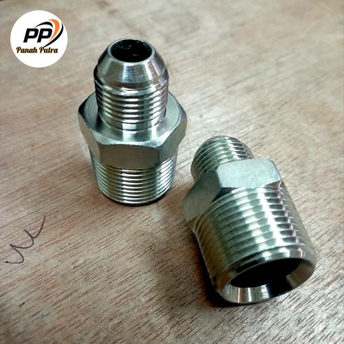Jual Double nepple 3/4"npt x 1/2"jic / Naple hydrolic - Jakarta Barat ...