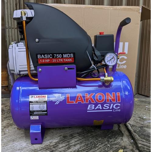 Jual KOMPRESOR ANGIN LAKONI 1HP 25LITER BASIC 750 BASIC 750 MDS ...