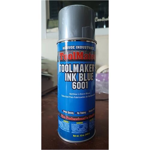 Jual toolmaker ink blue aerosol spray layout die making crown 6001 ...