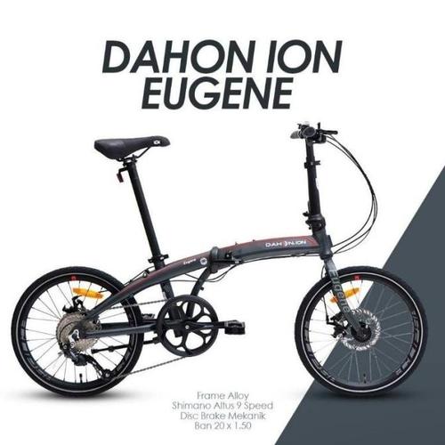 Jual Sepeda Lipat Folding Bike 20 Dahon Ion Eugene - Black - Jakarta Timur - Toko Sepeda Yerikho ...