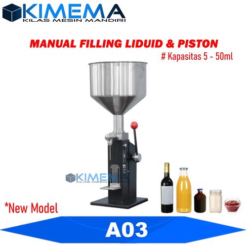 Jual A03 Manual Filling Mesin pengisi cairan liquid pasta cream lotion - Kab. Tangerang - KIMEMA ...