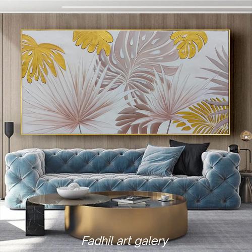 Jual lukisan tangan seni dekorasi dinding lukisan canvas besar - Kab ...