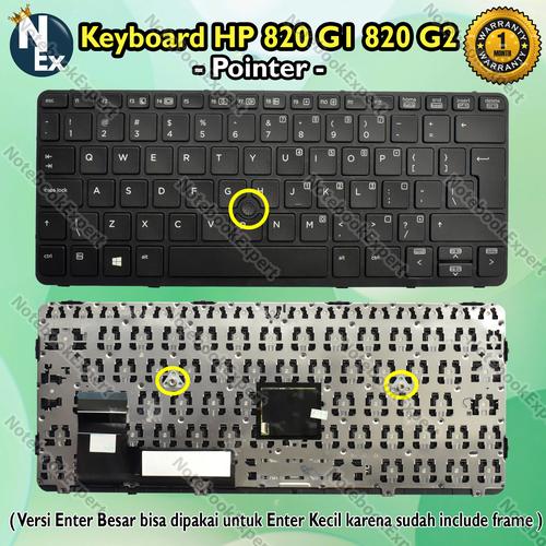 Jual KEYBOARD HP ELITEBOOK 820 G1 820 G2 POINTER - Jakarta Pusat ...