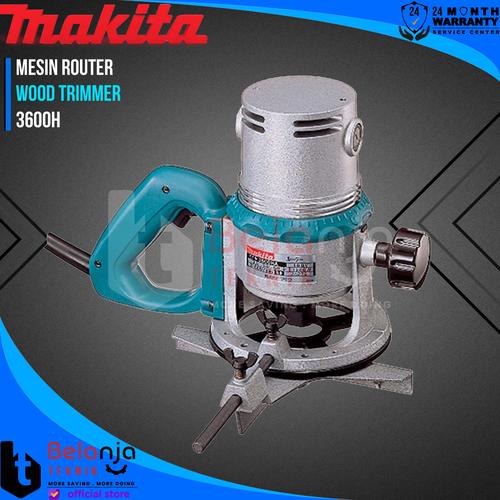 Promo Makita Mesin Router 3600 H Profil Kayu Besar Wood Trimmer 12 MM ...