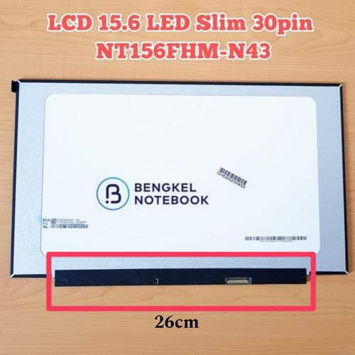 Jual LCD 15.6" LED Slim 30pin No Kuping Frame Kecil Inverter Kecil 26cm FHD IPS N156HCA-EAC ...