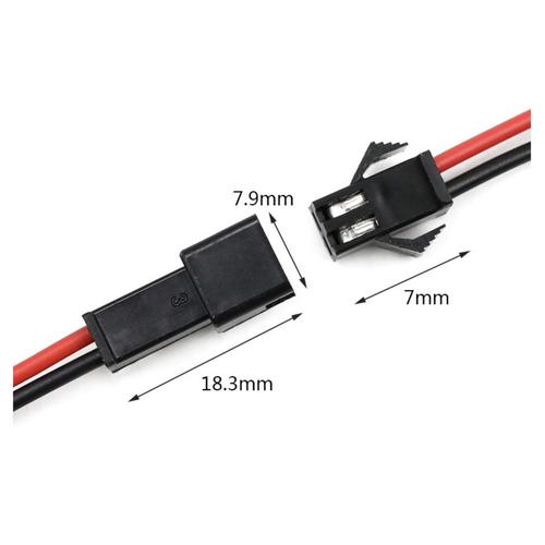 Jual Socket DC JST SM 2 p Pin Male female Plug Konektor 2p sambungan ...